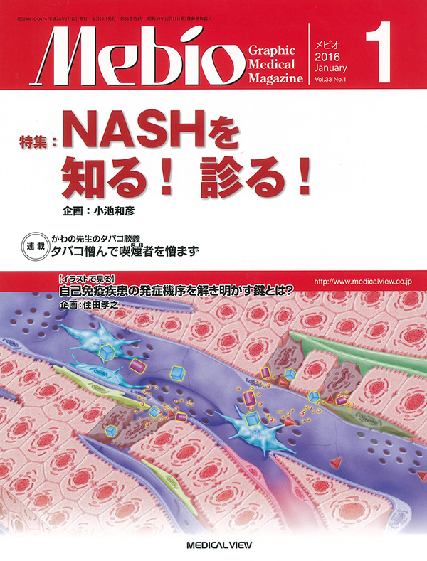 メジカルビュー社｜Mebio特集一覧｜Mebio 2016年1月号